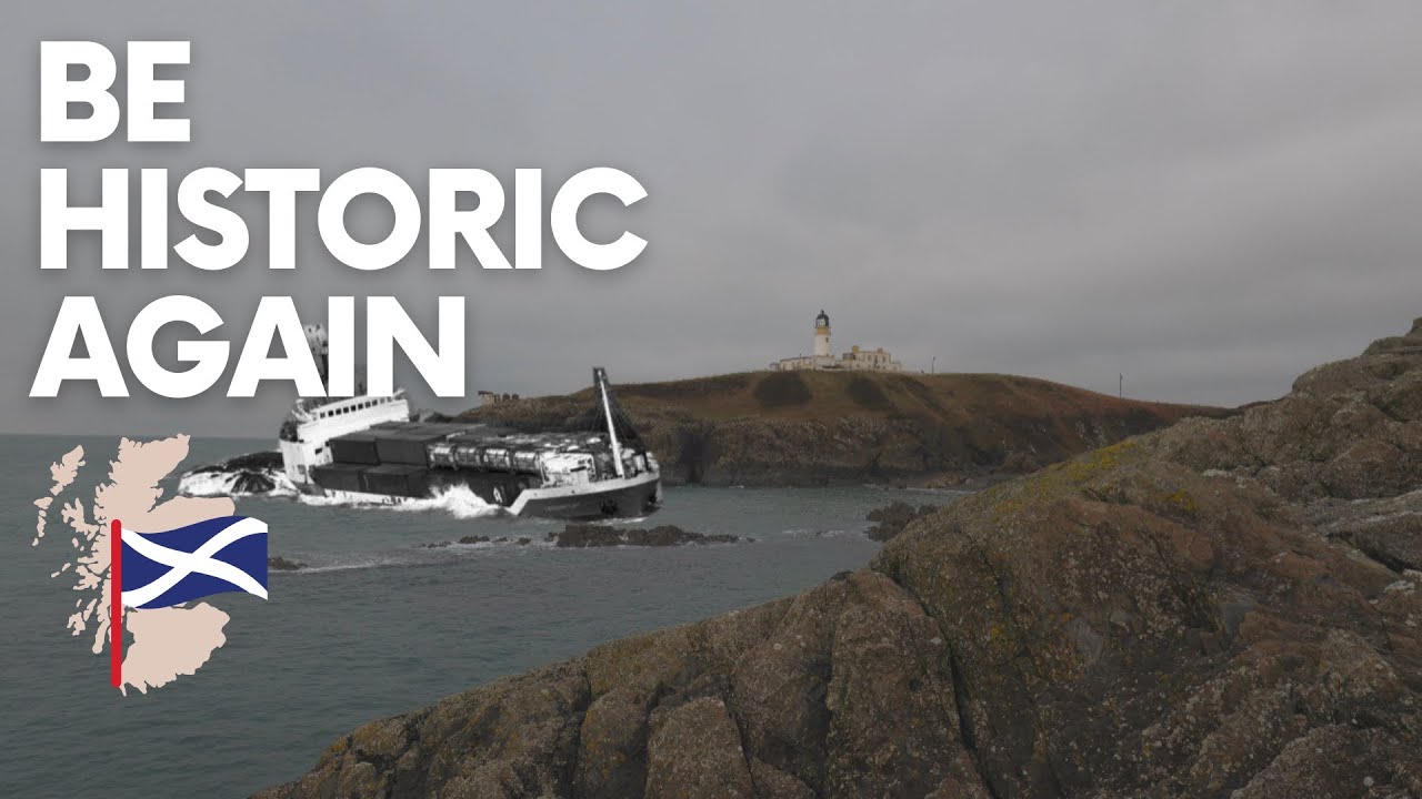 The wreck of the MV Craigantlet - YouTube