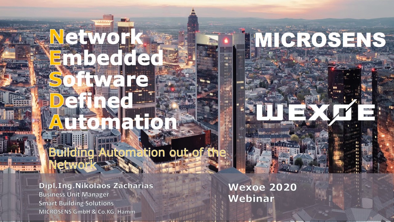 MICROSENS Smart Building Webinar „IP-based automation and smart lighting“ - YouTube