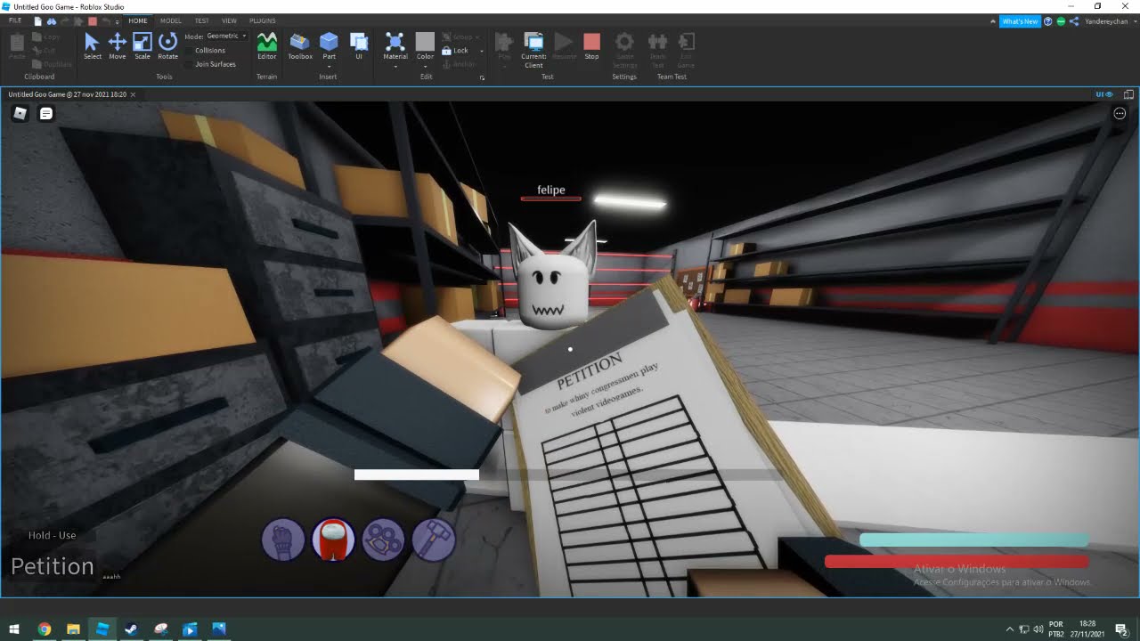 Postal Dude in ROBLOX! w.i.p - YouTube