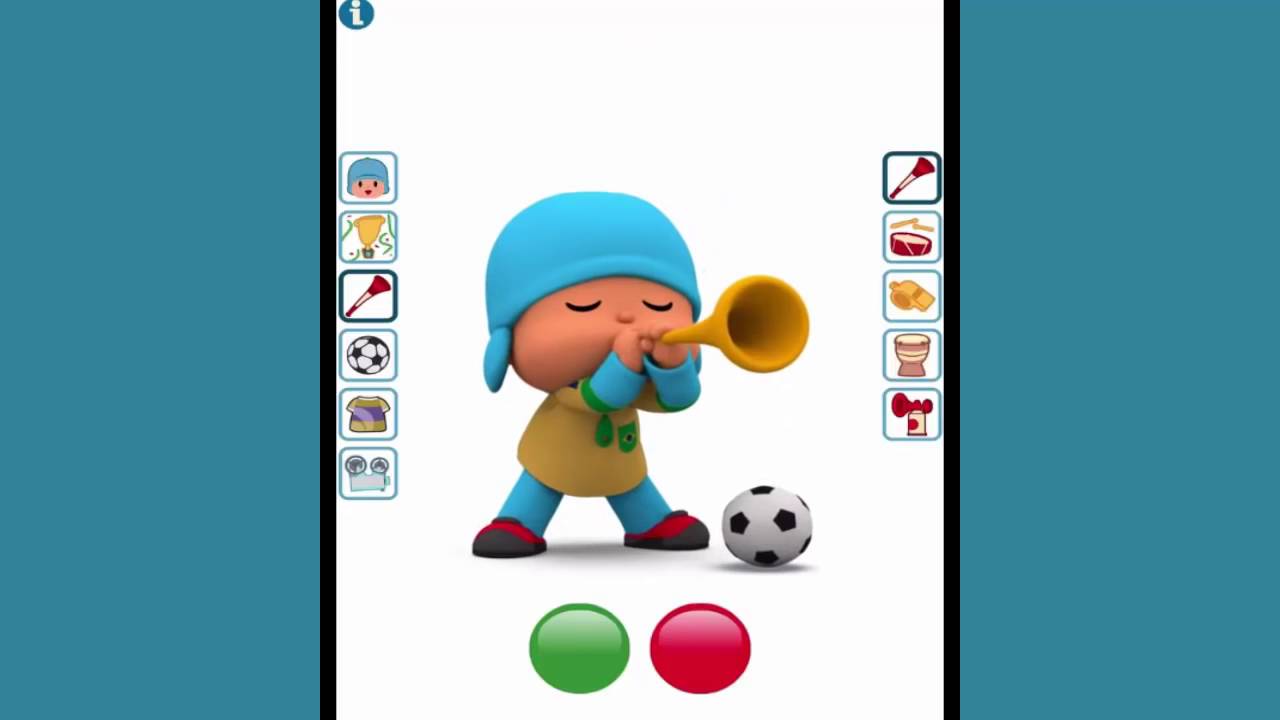 Talking Pocoyo Football Best App For Kids - YouTube
