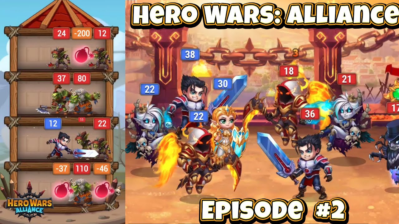 Hero Wars Alliance Gameplay All Levels Walkthrough (Mobile Game ...