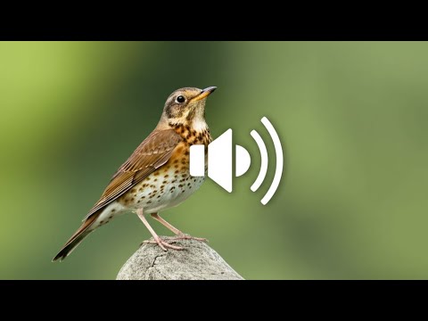 1 hour loop of Song Thrush Singing - Nature Sound Effect - YouTube