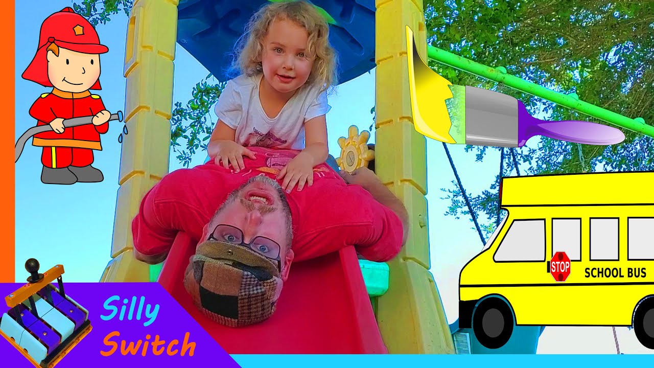 SILLY SWITCH - SWING SET (Disney Princess, Sven, Bus, Firetruck, Paint ...