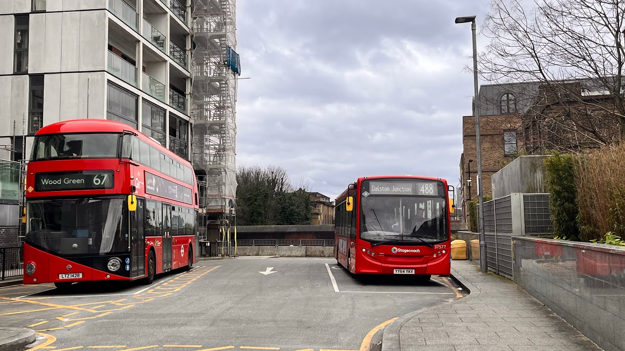 FULL ROUTE VISUAL | Stagecoach London 488 Dalston Junction To Bromley ...