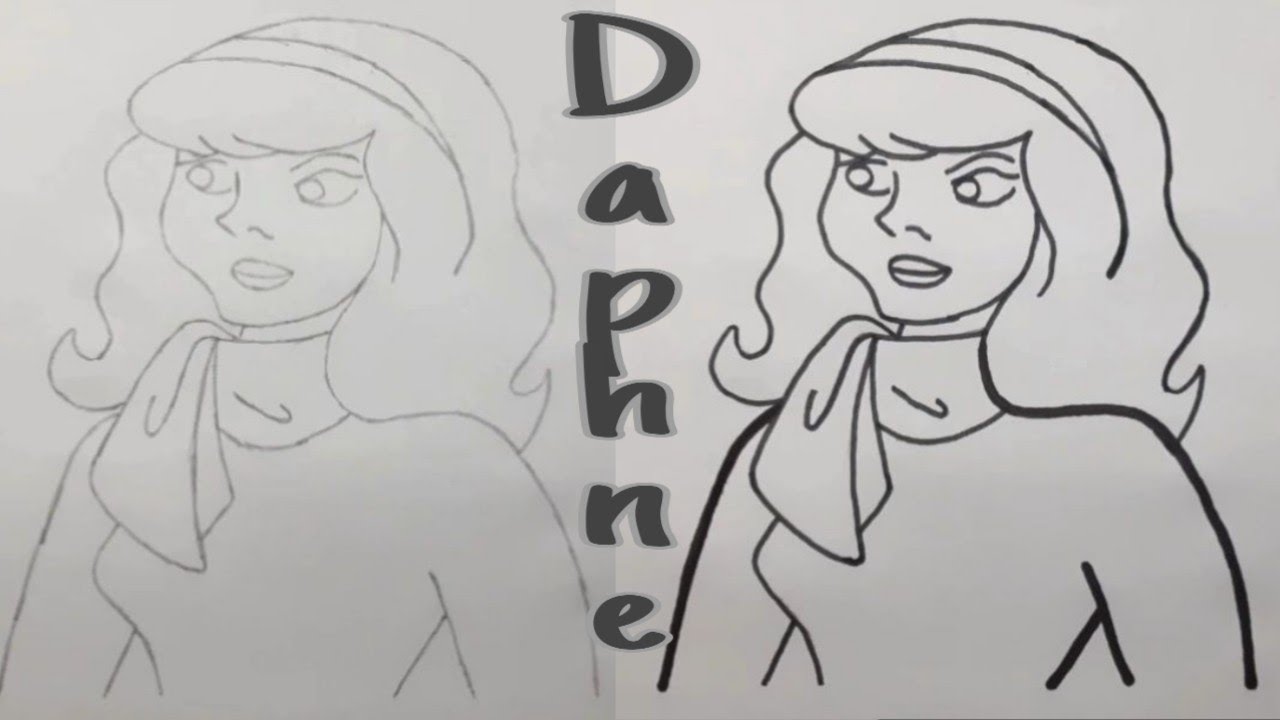How to draw Daphne // pencil sketch - YouTube