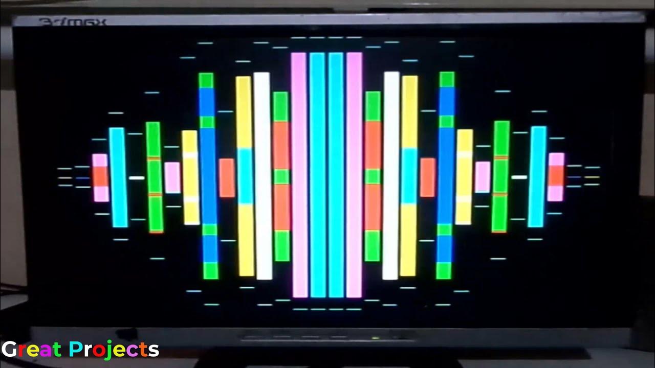Turn an Old VGA Computer Monitor into a Spectrum Music Visualizer Project #1 - YouTube