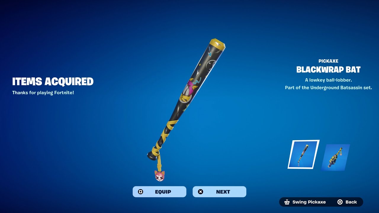 How To Get Blackwrap Bat Pickaxe NOW FREE In Fortnite (Unlocked ...