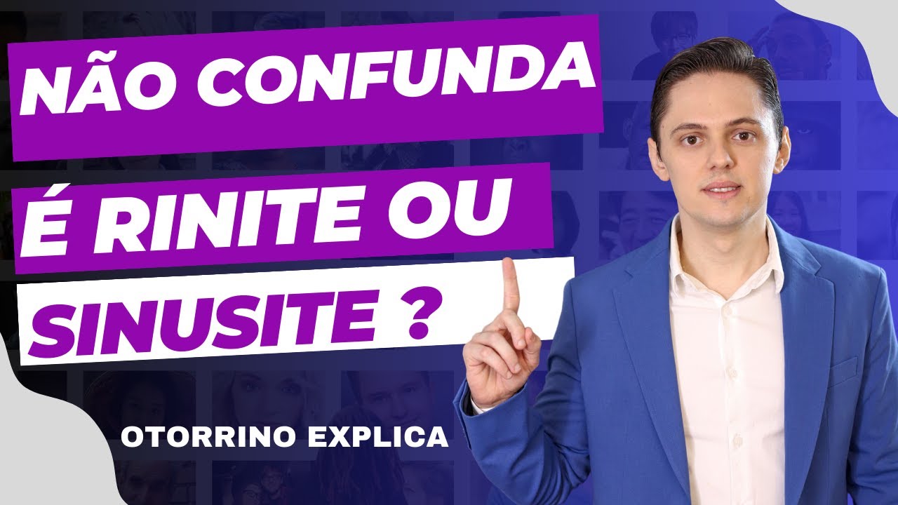 🔥Você sabe a diferença entre RINITE e SINUSITE ? Otorrino explica - YouTube
