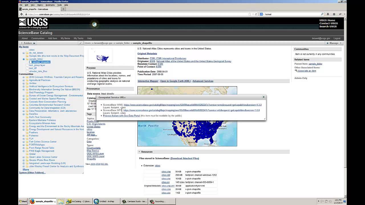 watershed Using Shapefiles and Rasters in ScienceBase - what is ...