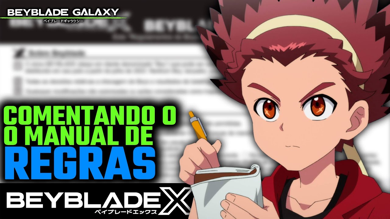 LEITURA COMPLETA DA 6ª EDIÇÃO DO MANUAL DE REGRAS DE BEYBLADE X feat ...