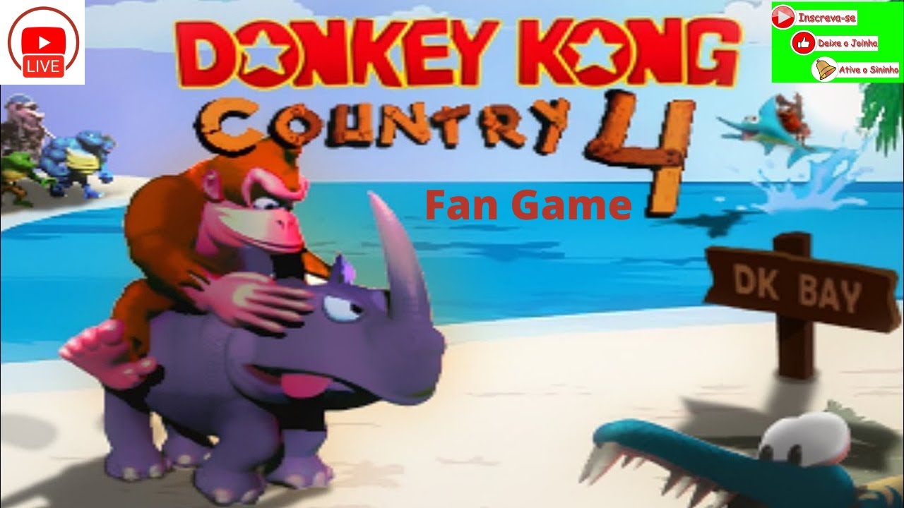 Donkey Kong Country 4 The DK Bay Pc Fan Game - YouTube
