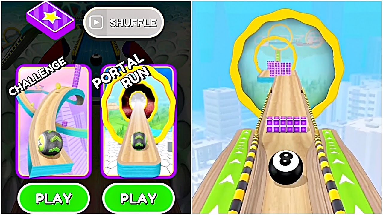 Going Balls Portal Run Gameplay Walkthrough Android, iOS Part 10 - YouTube