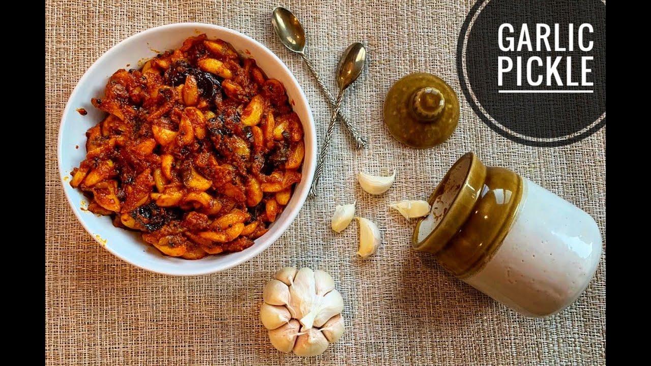 നാടൻ വെളുത്തുള്ളി അച്ചാർ / Easy Garlic Pickle | Nadan Veluthulli Achar ...