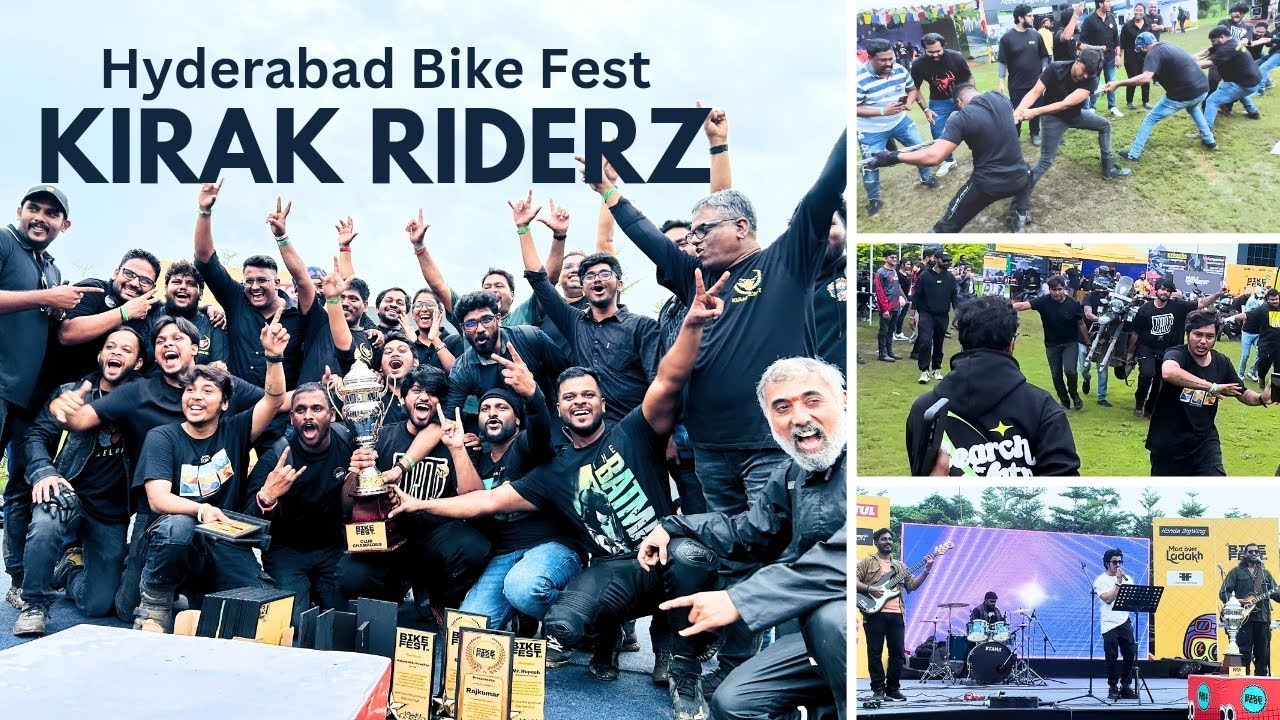 Hyderabad Bike Fest 2024 with Kirak Riderz @ Margosa Rewild - YouTube