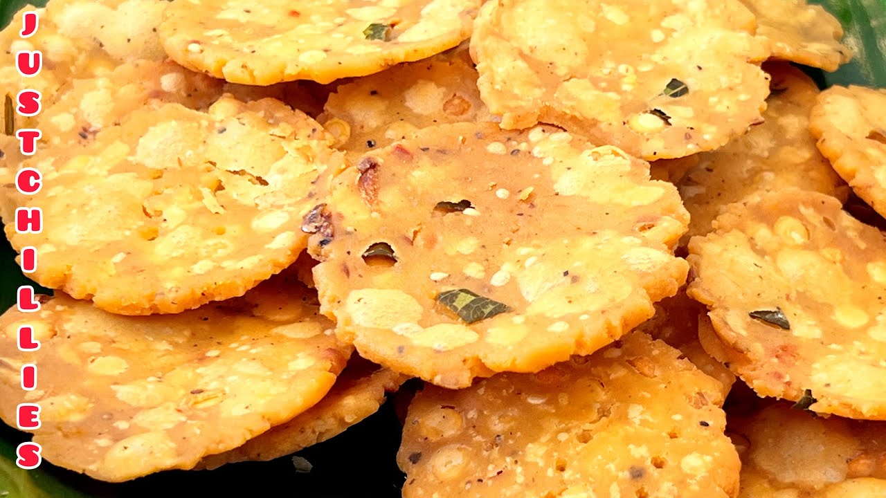 Thattai | Instant Crispy Mini Thattai | Nippattu | Diwali Snacks | Just ...