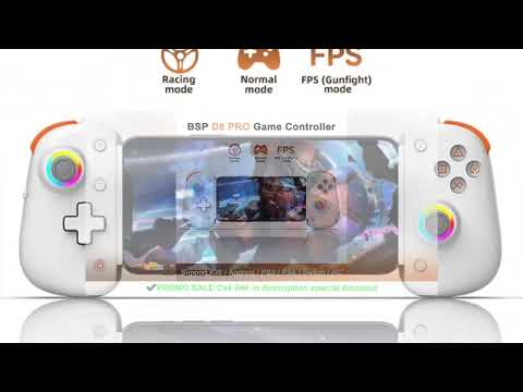 BSP D8 PRO RGB Tablet Controller Wireless Handle For Switch Game Bluetooth Stretching Joystick ...