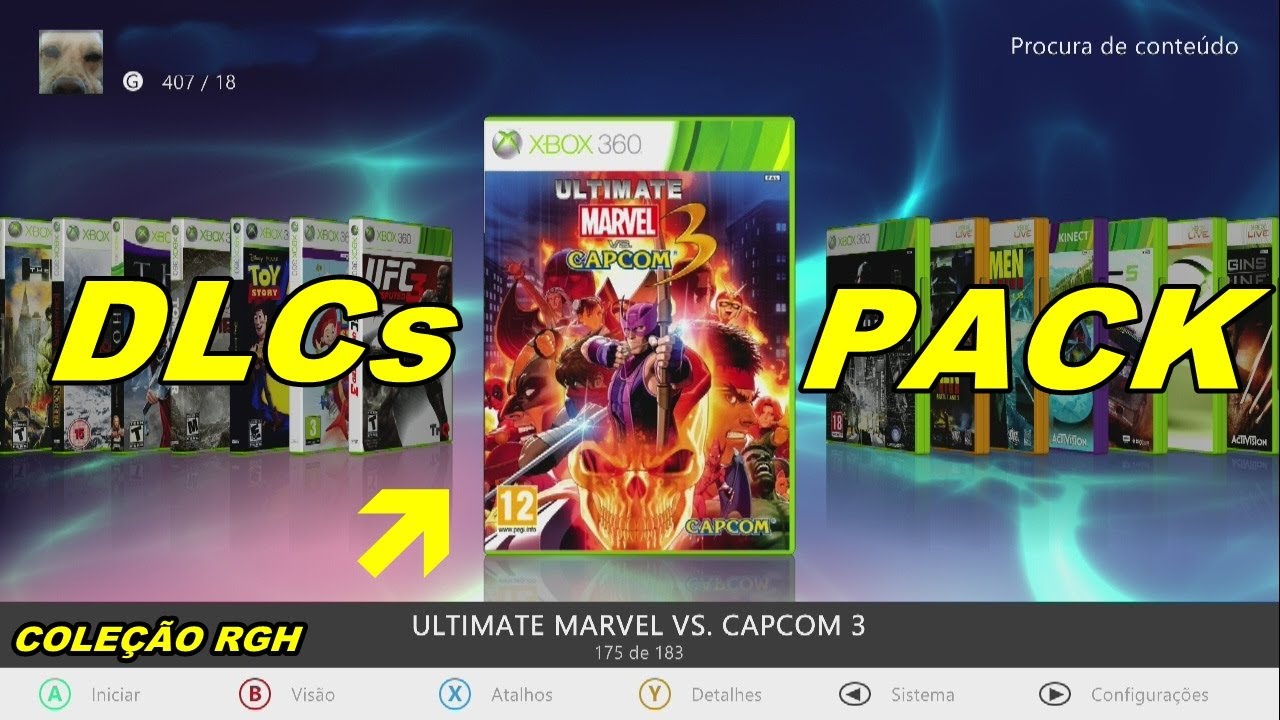 DLCs, ULTIMATE MARVEL VS CAPCOM 3 - XBOX 360 RGH / JTAG!!! - YouTube