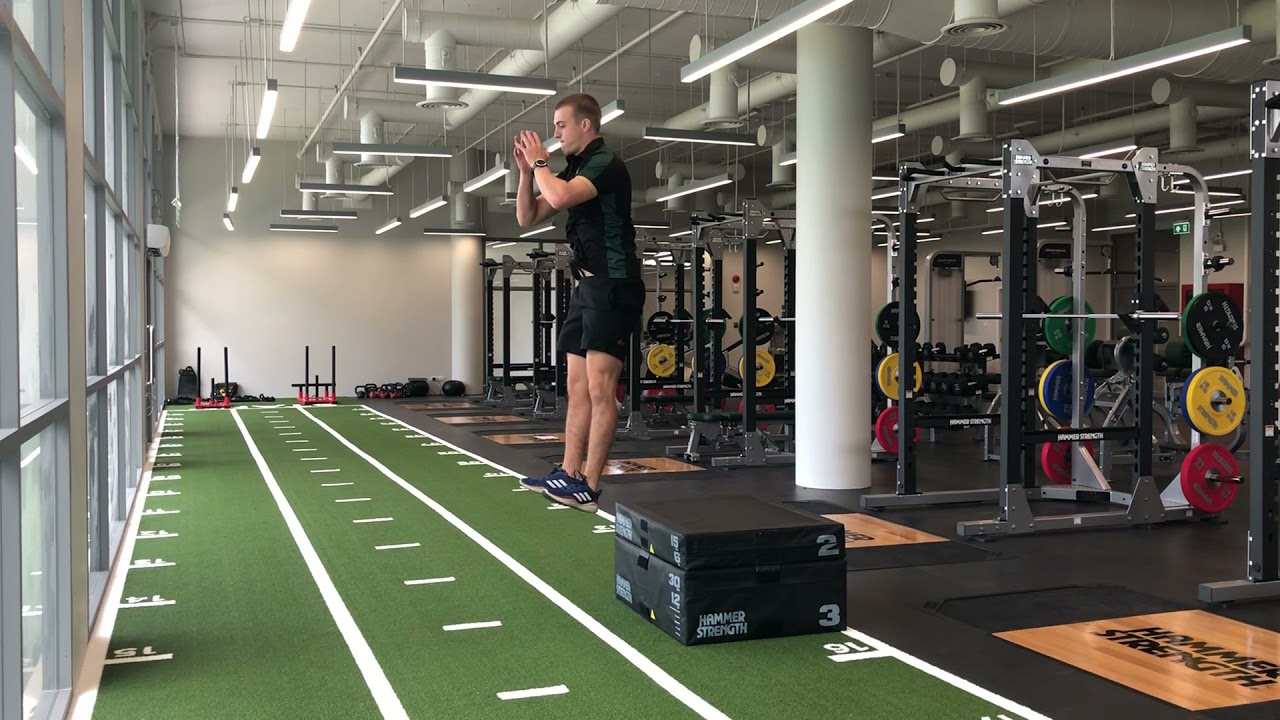 Seated Vertical Jump - YouTube