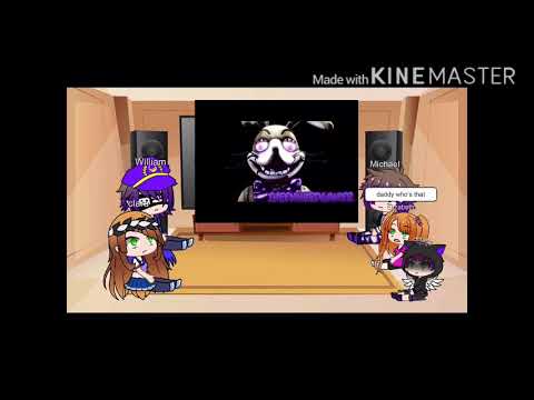Afton’s react to the glitchtrap song (lazy)