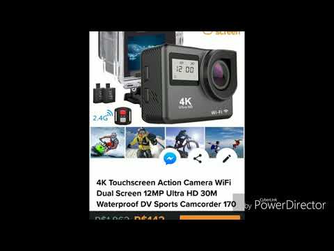 Comprei uma Action Câmera 4k na Wish, será que valeu a pena???