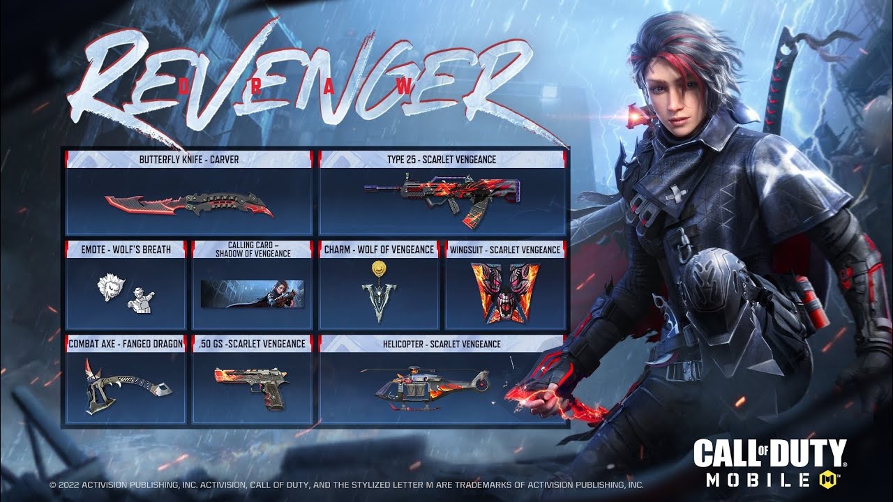 Call of duty Mobile - "REVENGER DRAW"+ Free COD points. - YouTube
