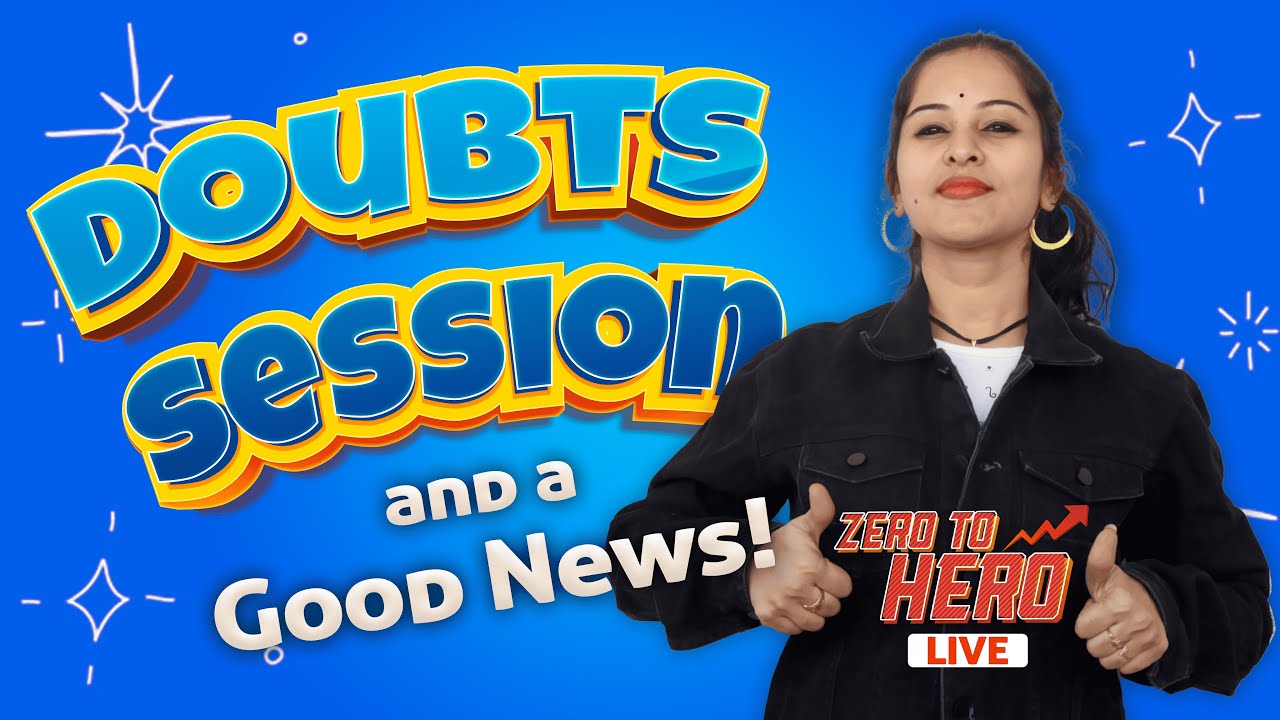 Doubt clearing session | Zero to Hero challenge | Gouthami | TUBE English - YouTube