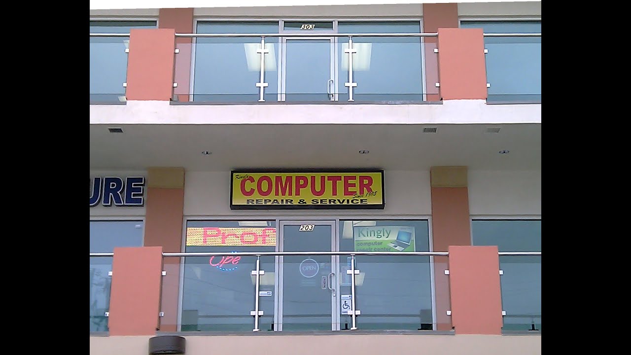 KINGLY Computer Service Center Store Front Since 1995 HD 720p - YouTube