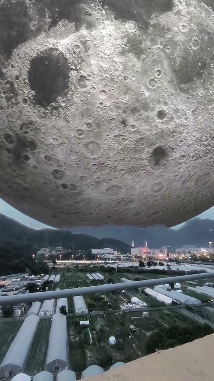 Get close to the moon and see the bumpy surface of the universe. Planet ...