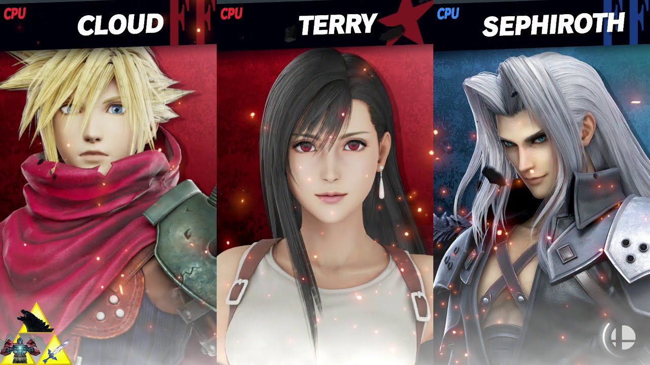 Smash Mods Ultimate: Cloud and Tifa vs Sephiroth - YouTube