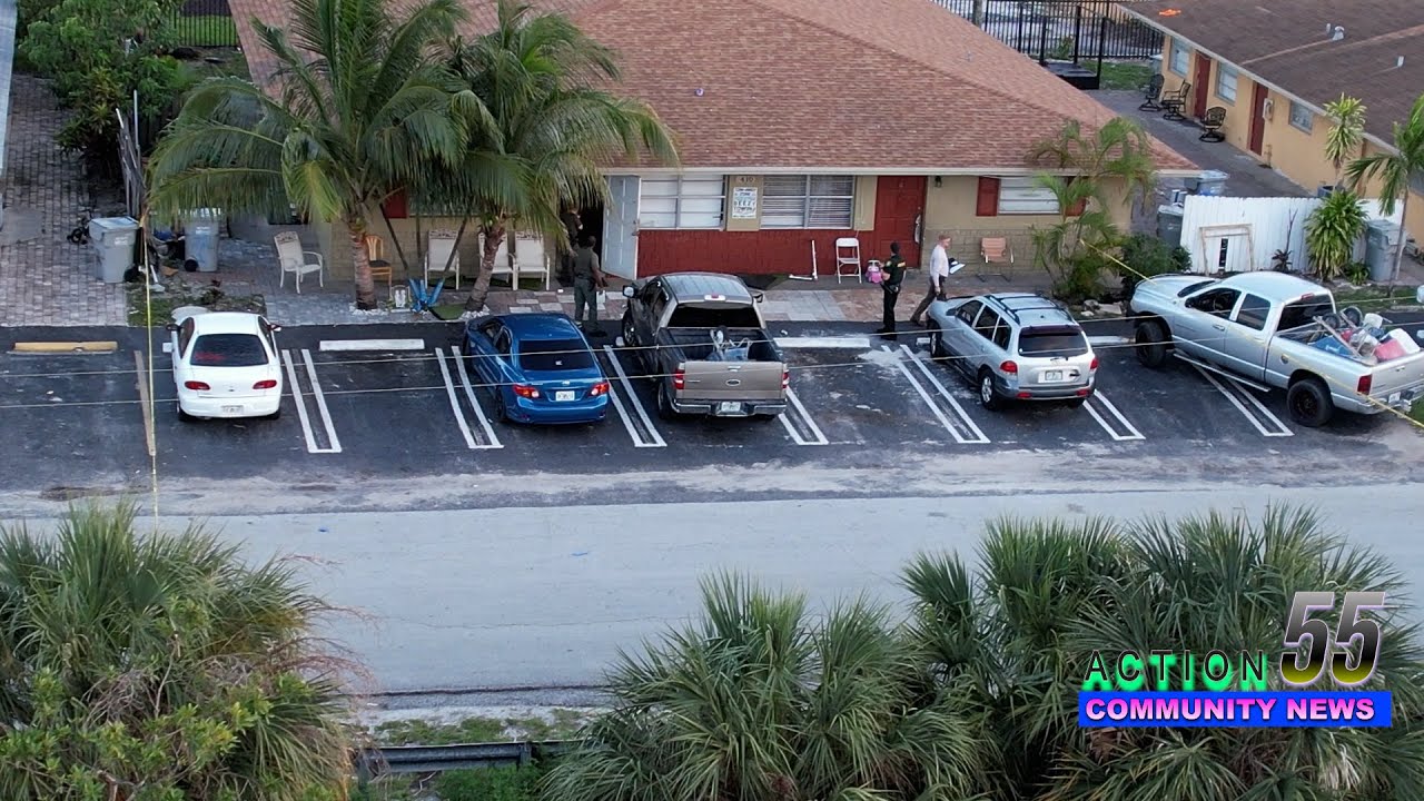 Deadly shooting covers a whole neighborhood in crime scene in Pompano ...