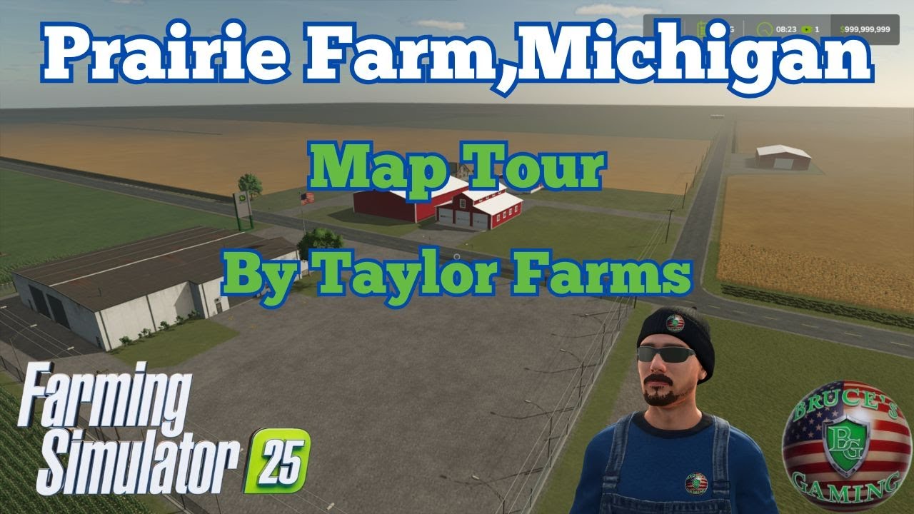 Farming Simulator 25 Prairie Farm Michigan Map Tour #TaylorFarms - YouTube