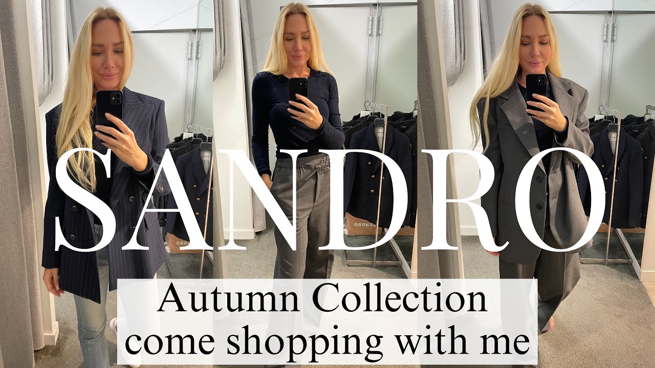 SANDRO HAUL TRY ON AUTUMN WINTER COLLECTION | COME SHOPPING WITH ME TO ...