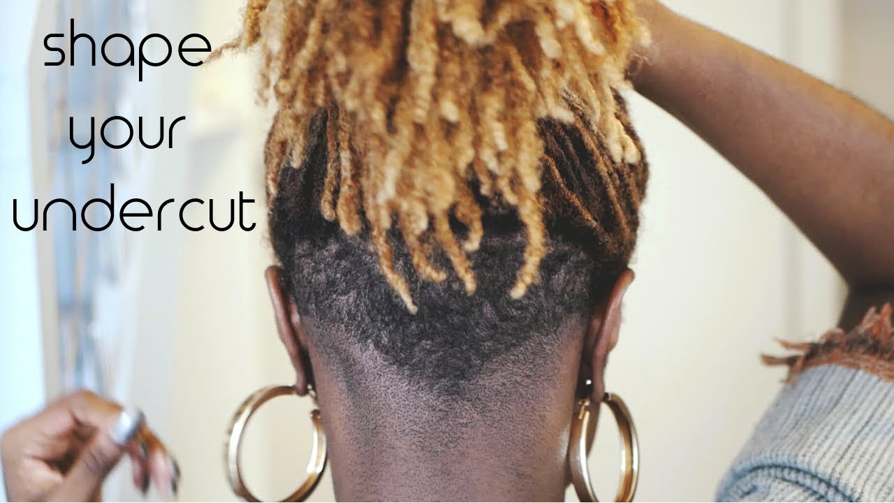 How I Shape My Undercut At Home - YouTube