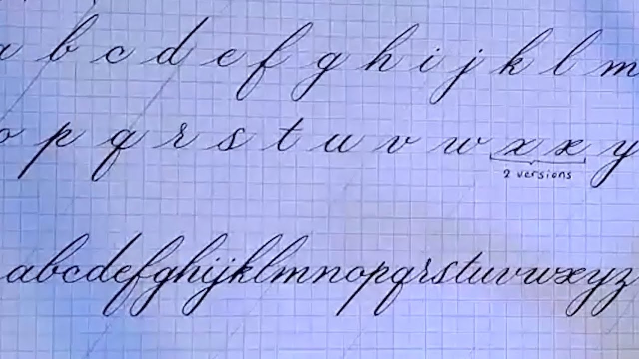Replay of Calligraphy with Kevin - Copperplate lower-case letters - YouTube