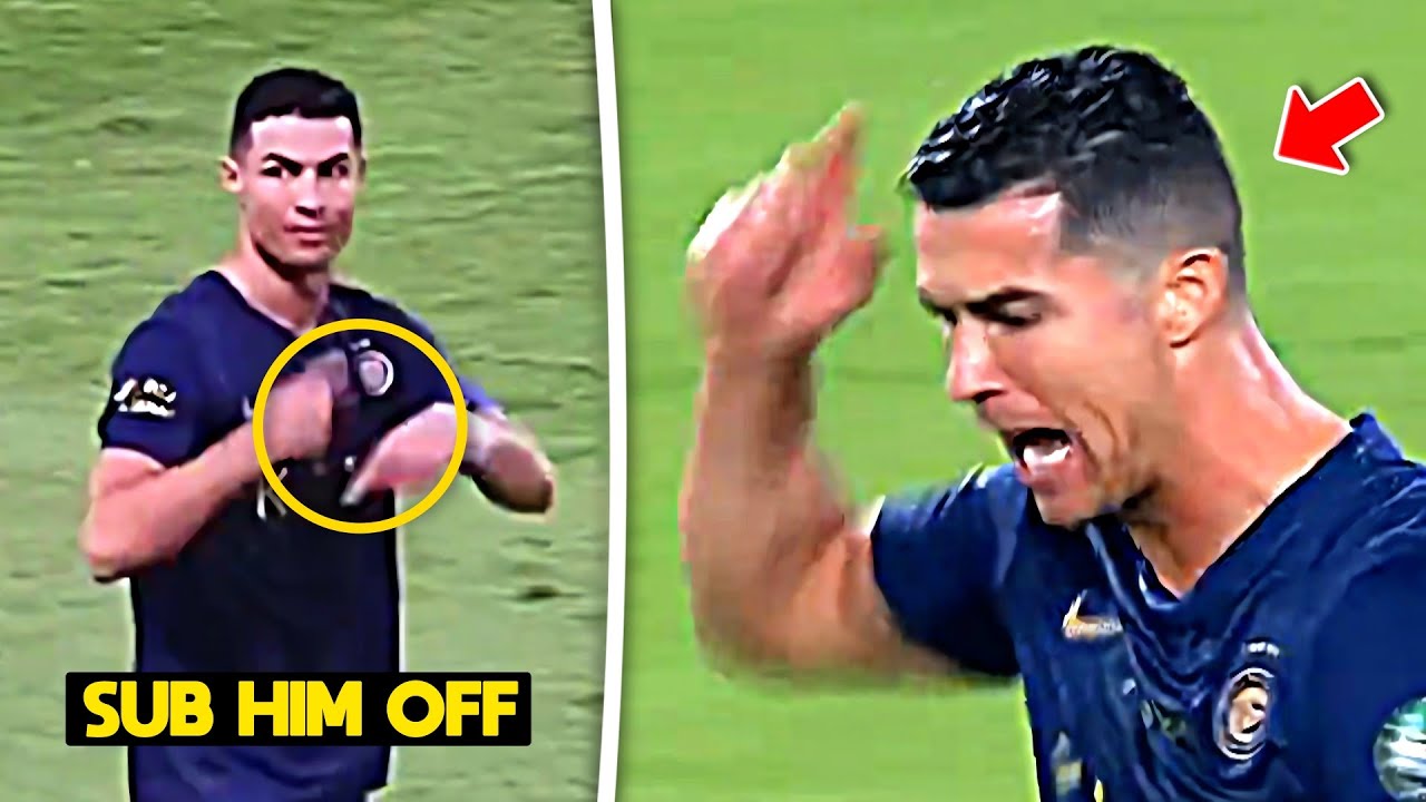 Cristiano Ronaldo Wild Reaction to CRAZY Referee against Al Ettifaq 😡😤 ...