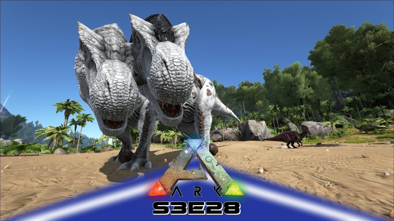 ARK: Survival Evolved Gameplay S3E28 - Meet The Rexes - Double Albino ...
