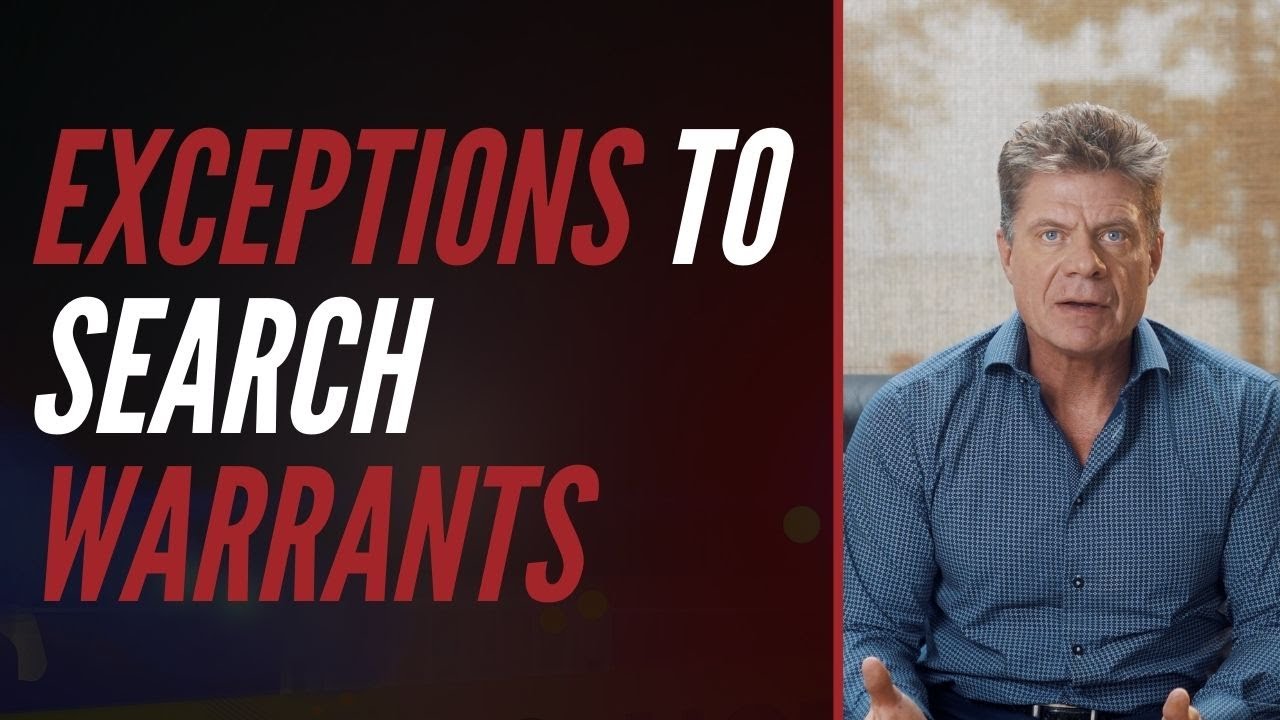 Exceptions To Search Warrants - YouTube
