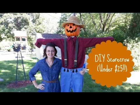 DIY Scarecrow! (Under $25!) - YouTube