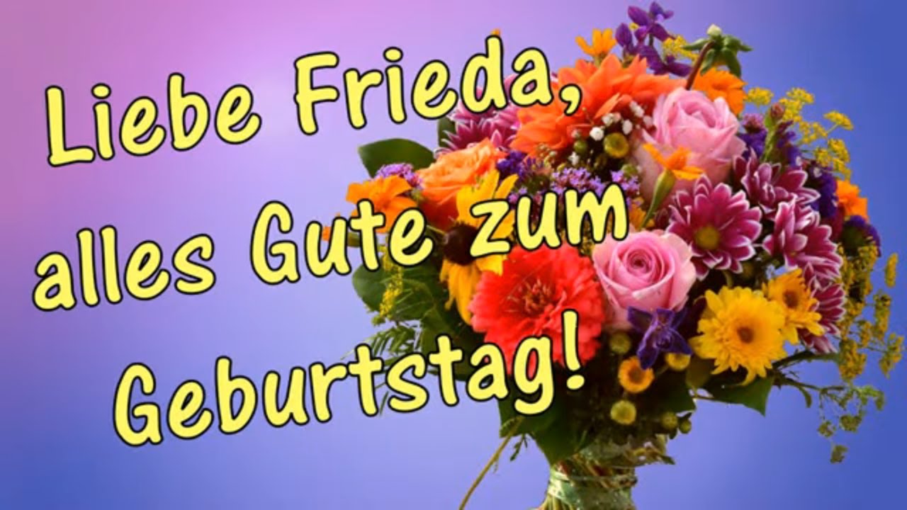 Geburtstagsvideo für Frieda - YouTube