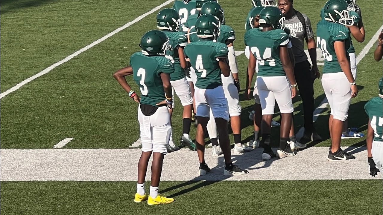 #12 WR/CB Rashad Davis Spring High School Freshman Spring Lions Vs ...