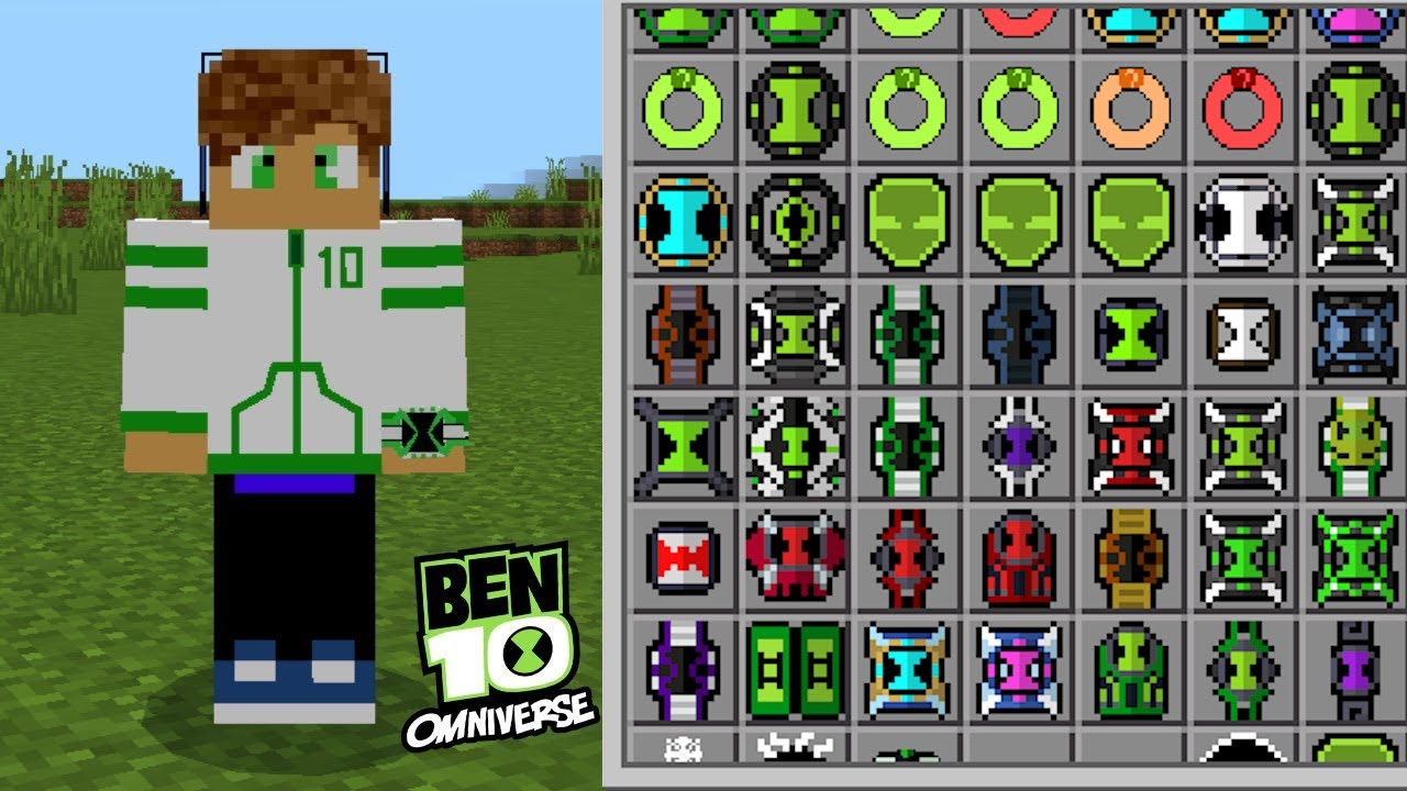 *NOVO* ADDON DO BEN 10 OMNIVERSE V20 LITE PARA MINECRAFT! - YouTube