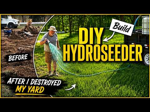 DIY Hydroseeder — I Built One After Destroying My Yard