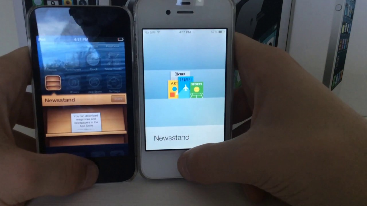 iPhone 4 vs. iPod touch 4G (2016) - YouTube