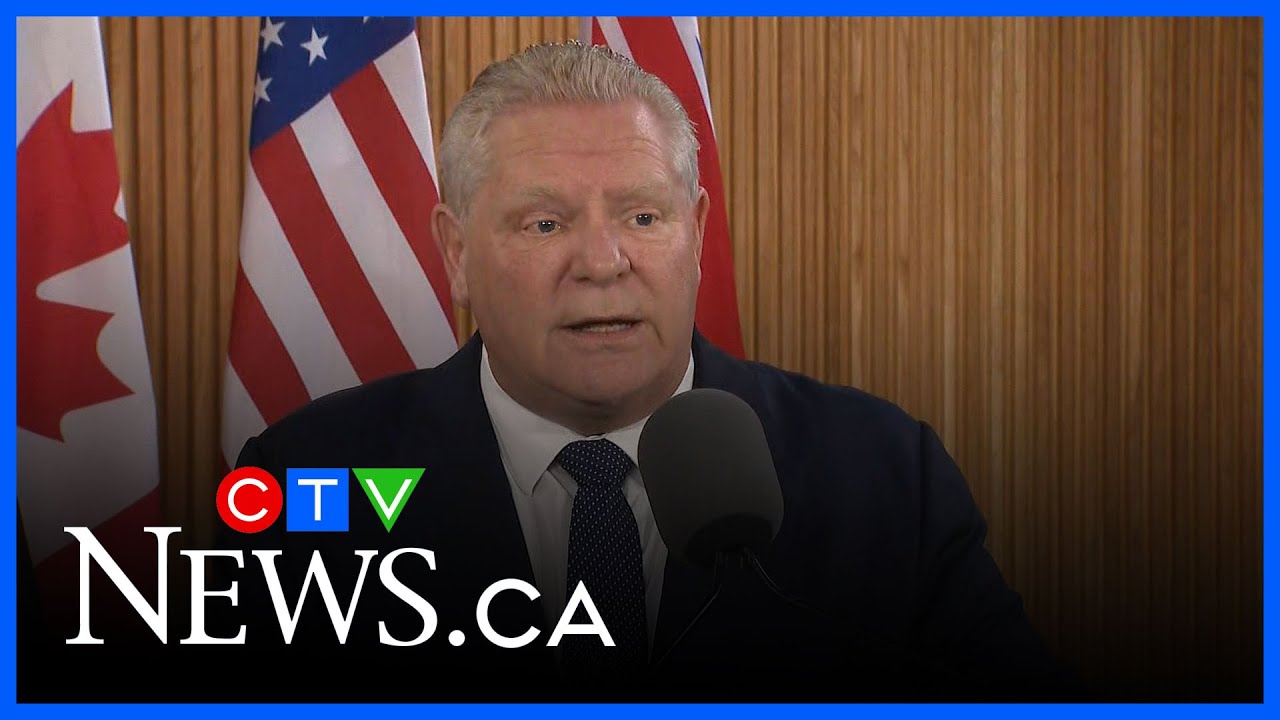 Doug Ford slaps 25% tax on electricity to the U.S. | CTV News Toronto ...