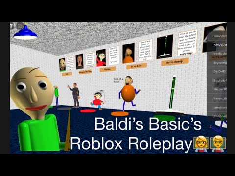 Playing Baldi’s Basics Super Roleplay (game review) - YouTube