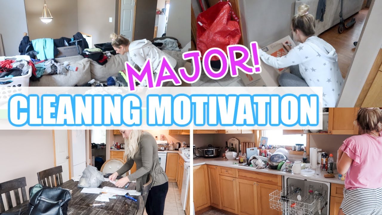 MAJOR CLEANING MOTIVATION || HUGE DISASTER ORGANIZING FOR OUR NEW HOUSE ...
