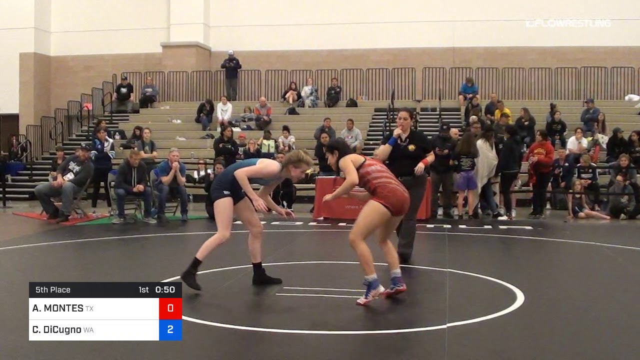 53 Kg 5th Place ALEXIS MONTES Team Texas Vs Claire DiCugno Team ...