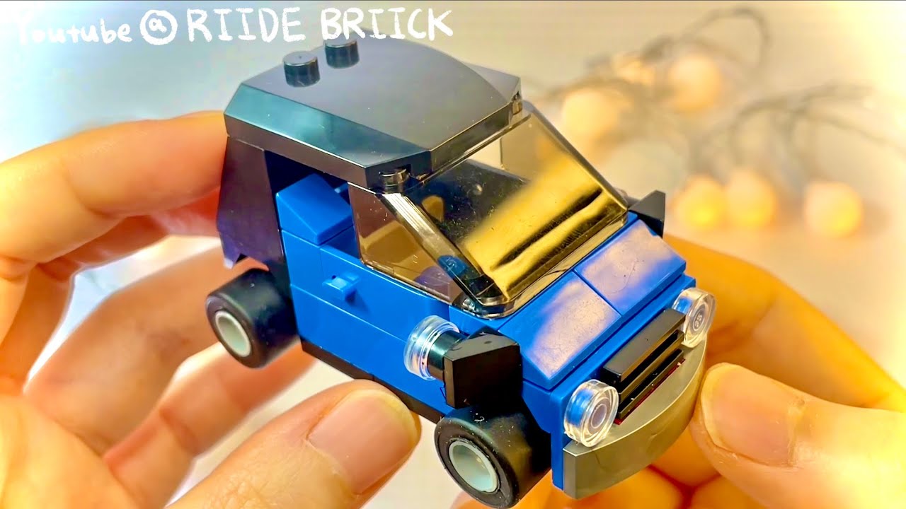 🚘building mini pull back car/brick toy assemble ASMR - YouTube