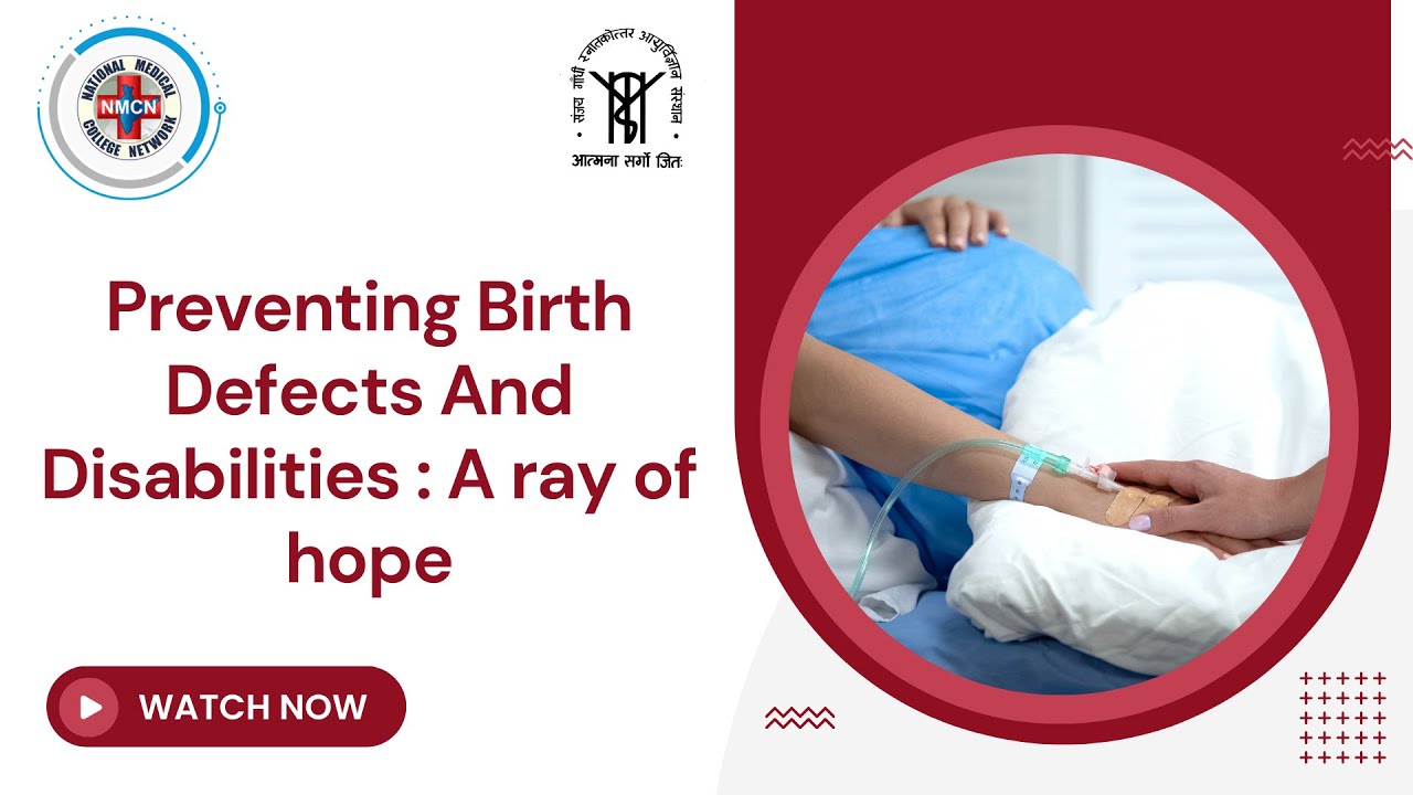 Preventing Birth Defects And Disabilities : A ray of hope - YouTube