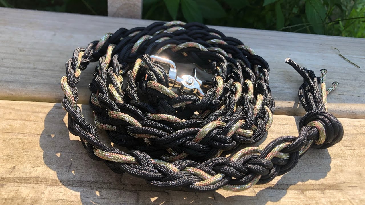 DIY Braided Paracord Lead Rope - YouTube